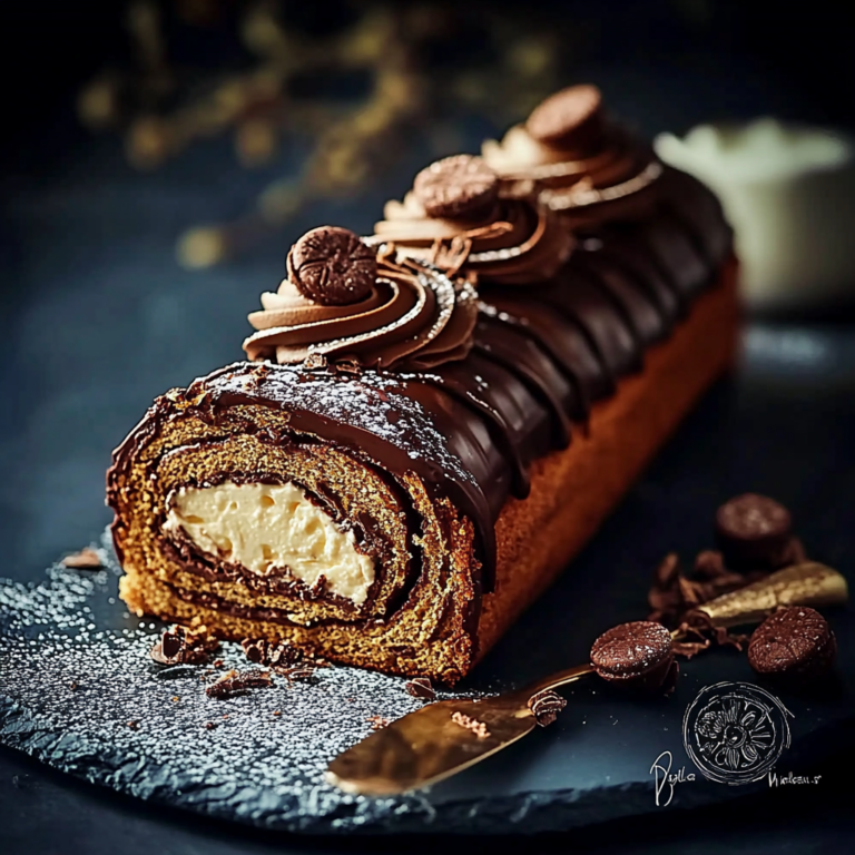Bûche au Chocolat et Crème Mascarpone – recettes en famille