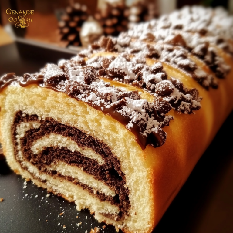 GÉNOISE POUR BÛCHE DE NOËL – recettes en famille