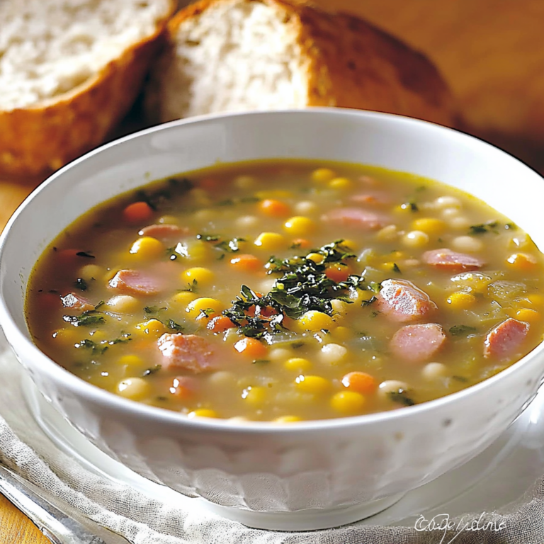 Soupe aux Pois et Jambon Fumé à l’Ancienne – recettes en famille