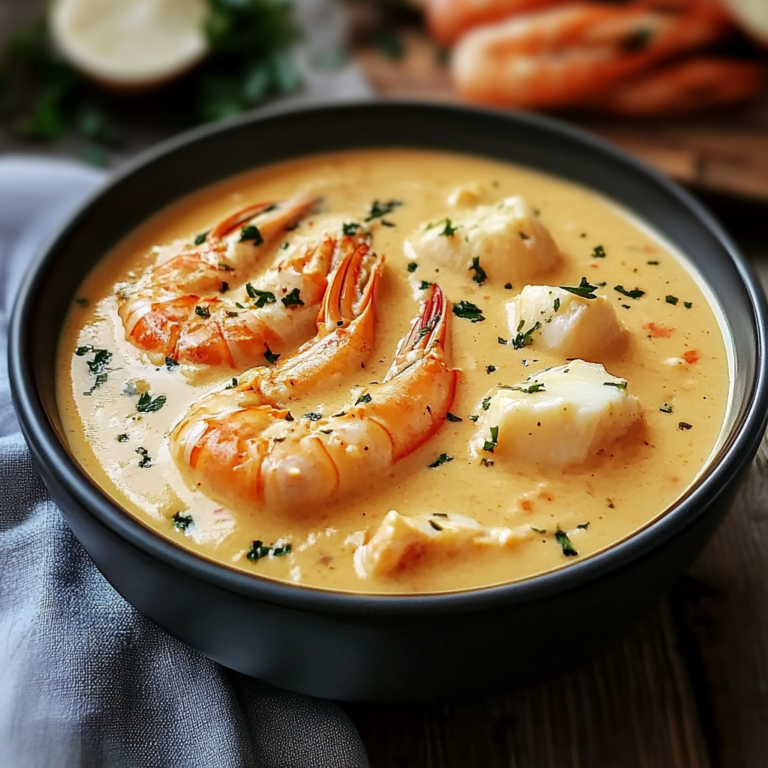 Bisque de Fruits de Mer au Crabe et aux Crevettes – recettes en famille