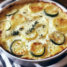 Gratin de Courgettes et Chèvre au Four – recettes en famille