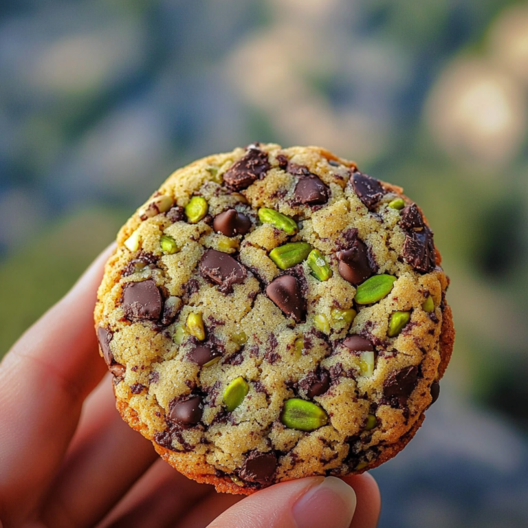 Cookies pistache et pépites de chocolat noir – recettes en famille