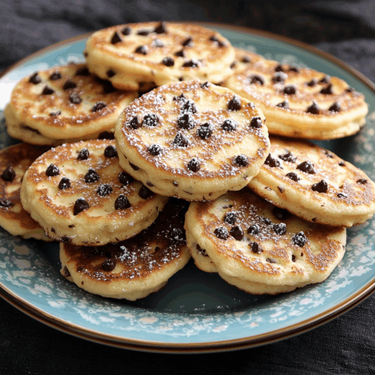 Mini Galettes Sucrées aux Pépites de Chocolat – recettes en famille